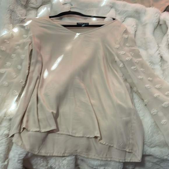 Tops | Shein Cream Blouse | Poshmark